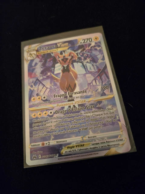 CARTE POKÉMON ZERAORA Vstar GG43/GG70 EB12.5 Epée & Bouclier Zenith Suprême NEUF EUR 44,99 ...