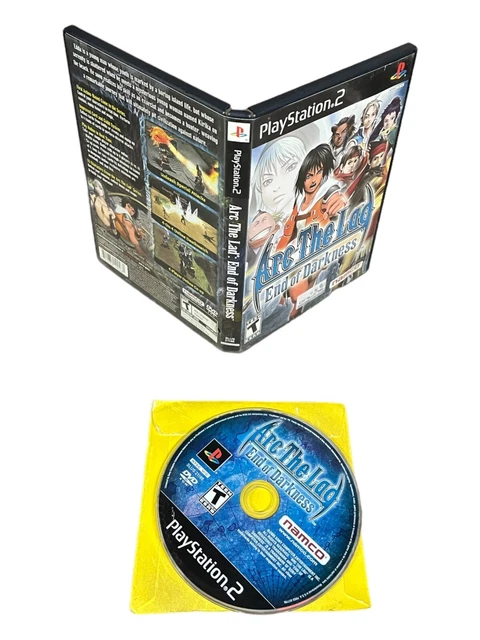 SONY PLAYSTATION 2 PS2 Disc CASE No Manual TESTED Arc The Lad End Of ...