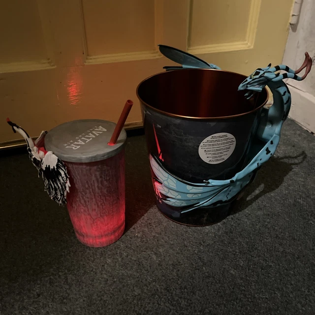 NEW ODEON CINEMA Avatar 3: Fire & Ash Banshee Popcorn Tin Bucket and ...