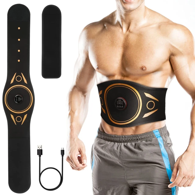 MUSCLE TONER ABS Training Workout Belt Body Abdominal Toning Gear Waist ...