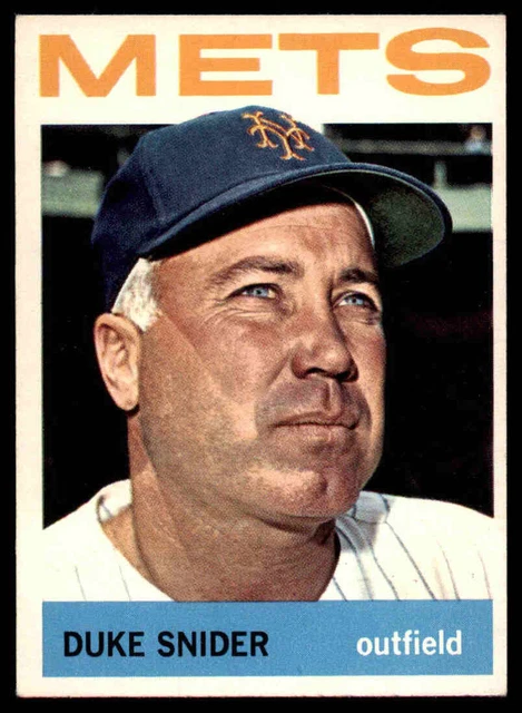 1964 TOPPS DUKE Snider #155 EX/MT NY Mets EUR 23,16 - PicClick FR