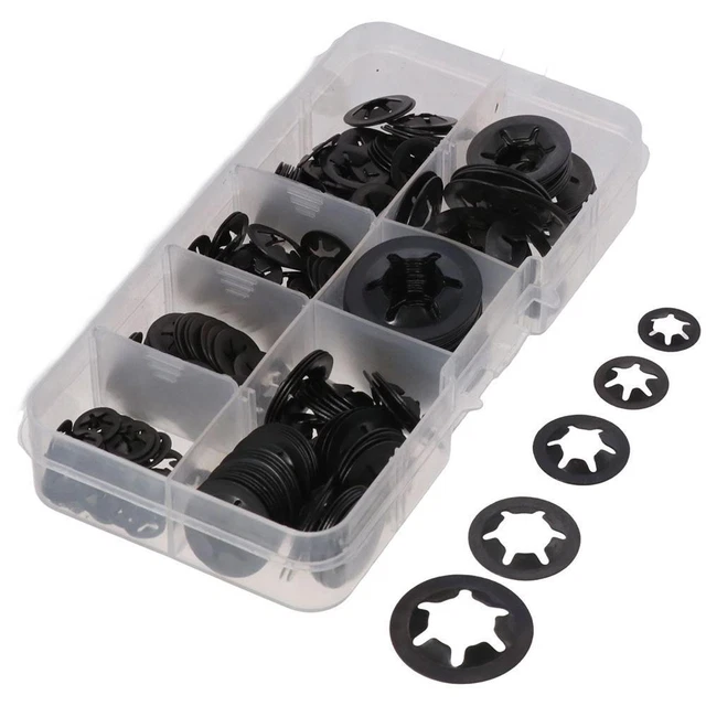 260PCS M2/M2.5/M3/M4/M5/M6/M8/M10/M12 INTERNAL Tooth Washers Machinery EUR 11,93 - PicClick DE