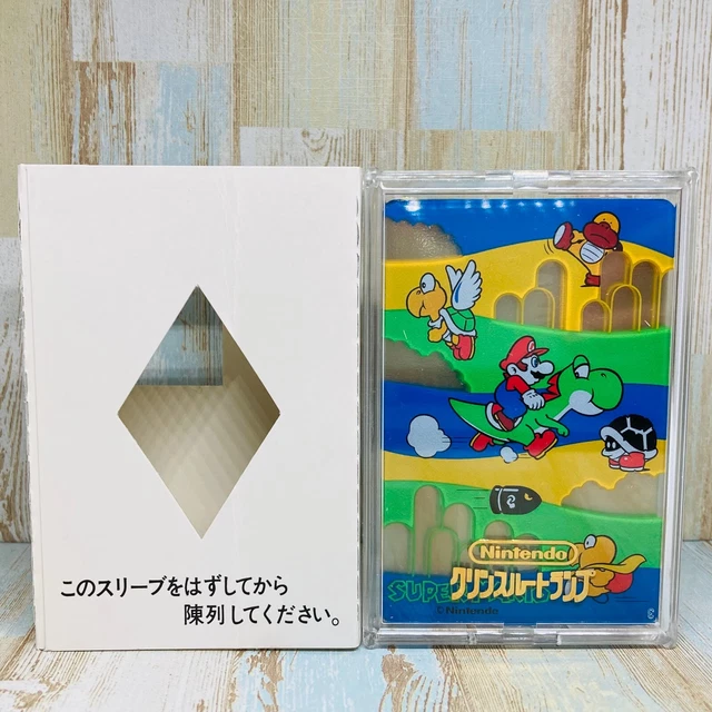 NINTENDO 90'S SUPER Mario "Clean Through" Playing Cards Printed in ...