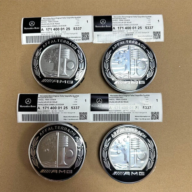 GENUINE AFFALTERBACH AMG Wheel Center Hub Caps For Mercedes-Benz ...