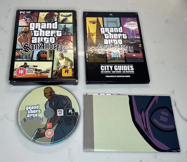 GRAND THEFT AUTO: San Andreas Limited Edition PC game 2005 Poster. City Guide £13.44 - PicClick UK