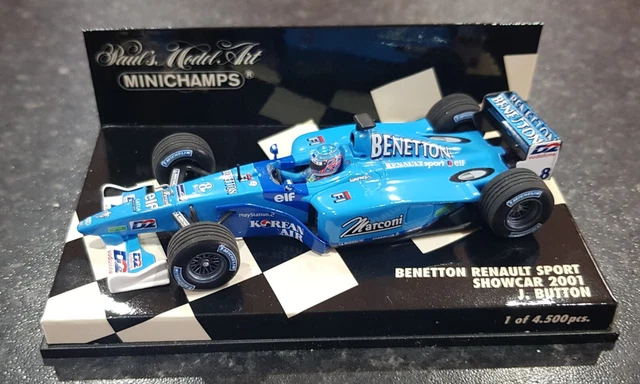 MINICHAMPS 1/43 BENETTON Renault Sport Showcar 2001 J.Button. EUR 20,00 - PicClick FR