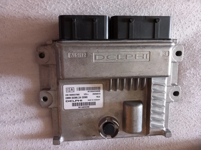 DELPHI CMM DCM6.2A Ecu Psa Peugeot Citroen Calculateur Hw 9809447980 ...