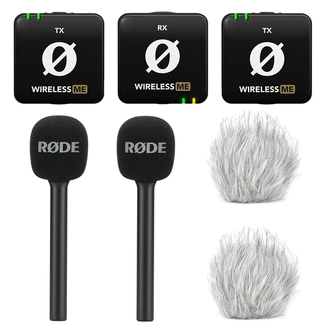 RODE WIRELESS ME Dual Microphone Radio System with 2x Interview Go and ...