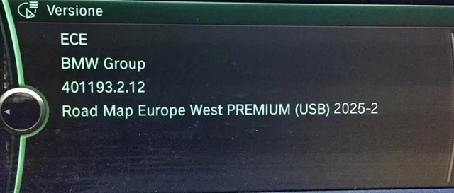 GENUINE BMW WEST & East Europe Premium 2025-2 MAP Navigation update ...