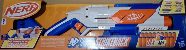 NERF N-SERIES STRIKEBACK Blaster Gun with 18 Darts – Brand New Boxed ...