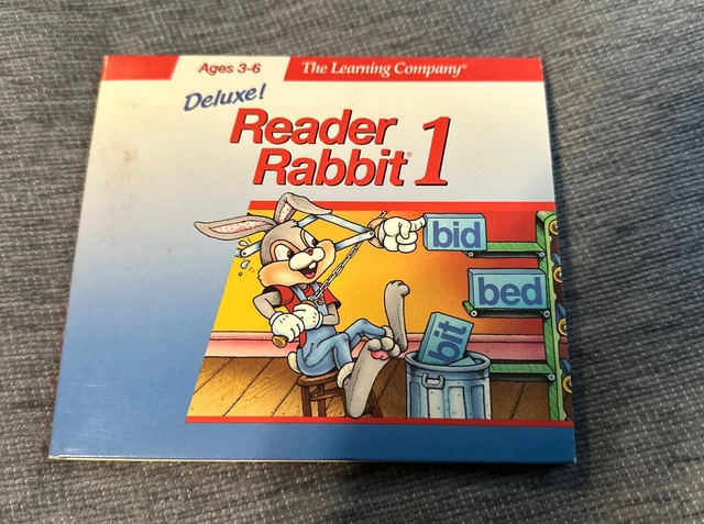 LEARNING COMPANY-READER RABBIT 1 Deluxe Reading/Thinking Skills Ages 3 ...