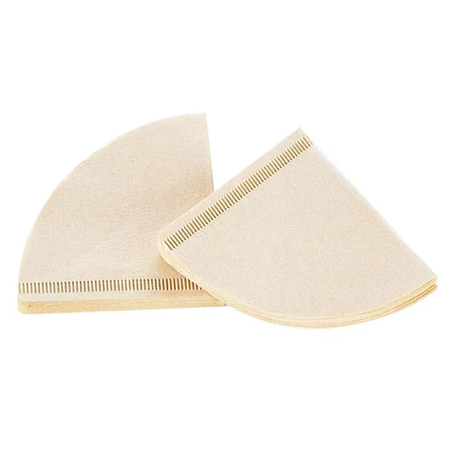 40 PCS CONICAL Coffee Filter Paper Hand Drip Filtering Paper for ...