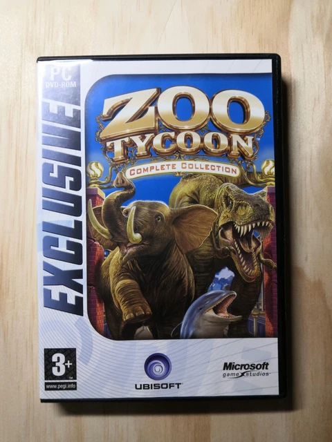 ZOO TYCOON COMPLETE Collection PC Game DVD-ROM Microsoft Ubisoft ENG ...