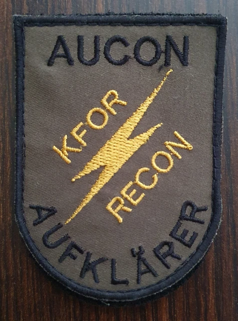 ÖBH KFOR AUFKLÄRER Abzeichen - Austrian Army KFOR Reconnaissance Patch ...