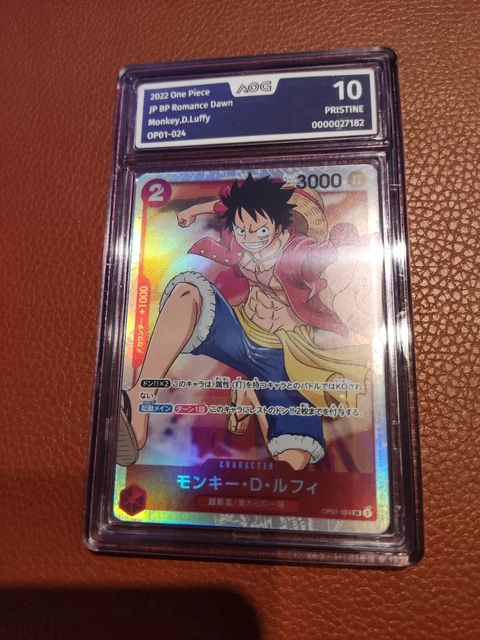 ONE PIECE - Monkey D. Luffy - JP OP01-024 - AOG PRISTINE 10 EUR 20,00 ...