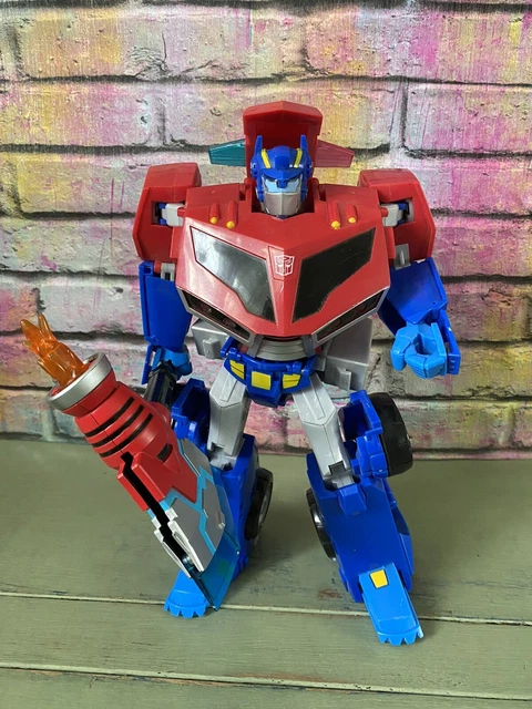 TRANSFORMERS ANIMATED SUPREME Class Optimus Prime Figure 100% Complete ...