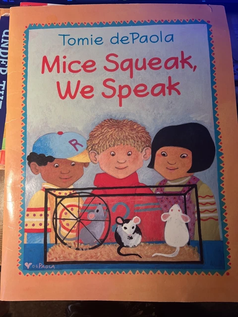 MICE SQUEAK WE Speak Children's Learning Big Book Tomie dePaola $13.99 ...