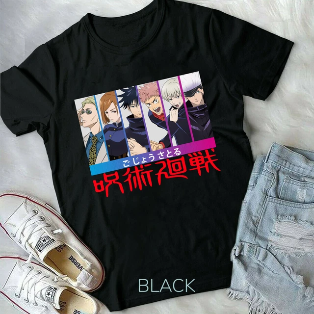 T-SHIRT JUJUTSU KAISEN Sukuna nuova, Yuji Itadori, Satoru Gojo, Megumi Unisex EUR 17,80 ...