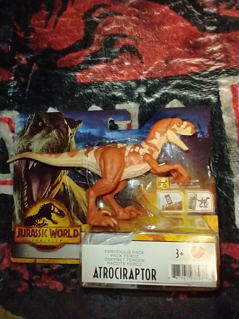 JURASSIC WORLD DOMINION Ferocious Pack ATROCIRAPTOR 2022 Dinosaur £16. ...