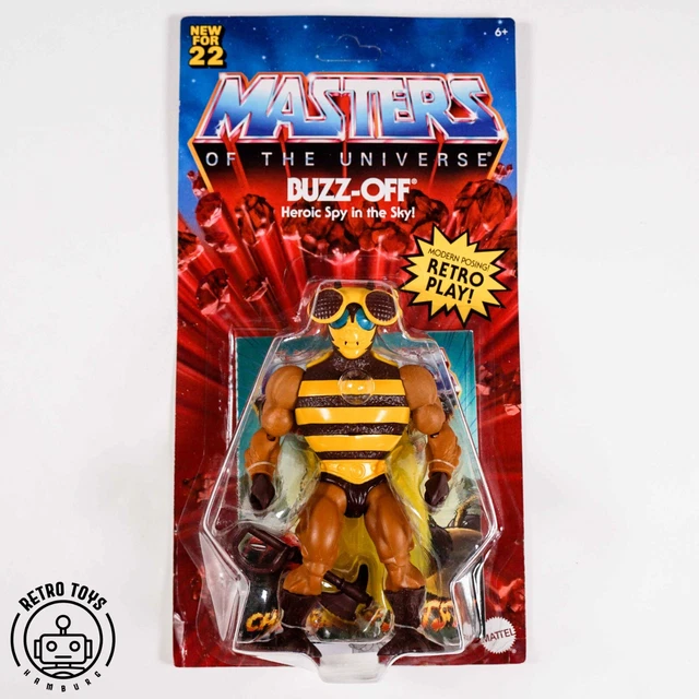 BUZZ-OFF MASTERS OF The Universe Origins MotU He-Man Figure 80s NEW ...