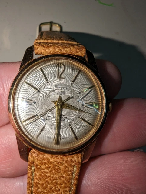 VINTAGE MENS 1970'S ALLAINE Swiss made Automatic watch working £31.01 ...