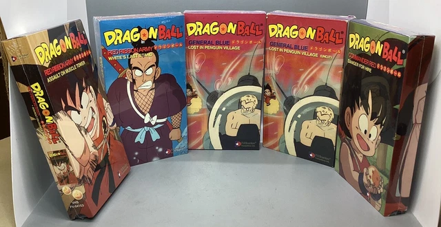 DRAGON BALL VHS - Lot de 5 - Armée ruban rouge, bleu général ...