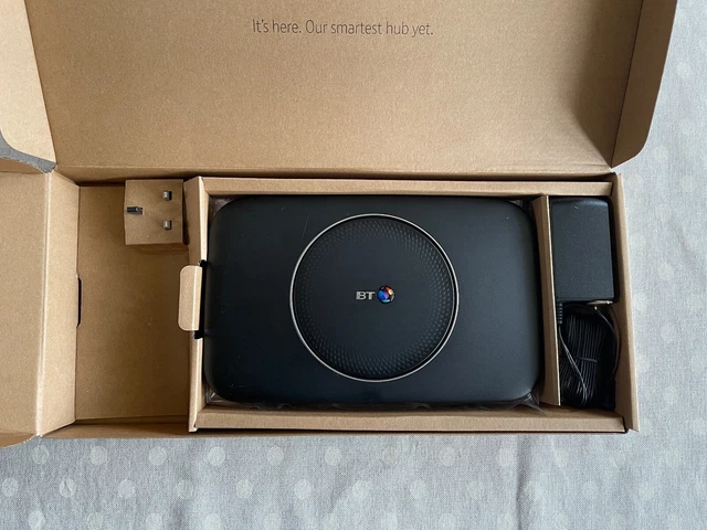 BT SMART HUB 2 FTTP FTTC VDSL Wireless AC Home Hub Full Fibre Router ...