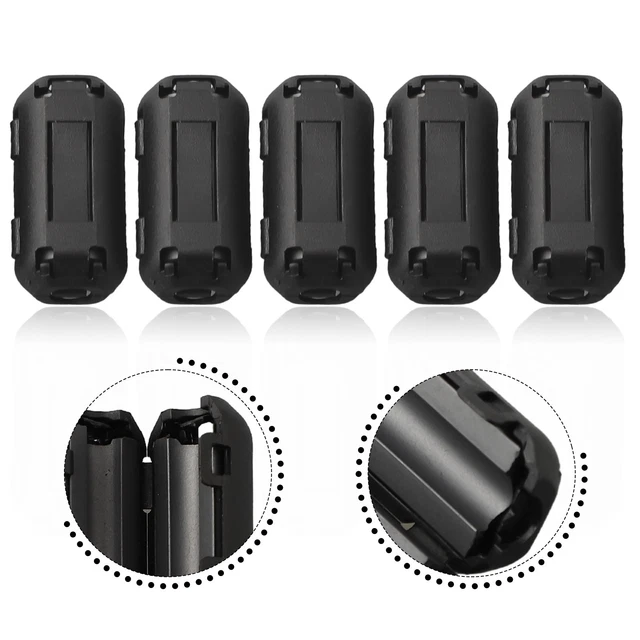 2/5*BLACK TDK5MM FERRITE Core Noise Suppressor Filter Ring,12x25mm,Soft ...