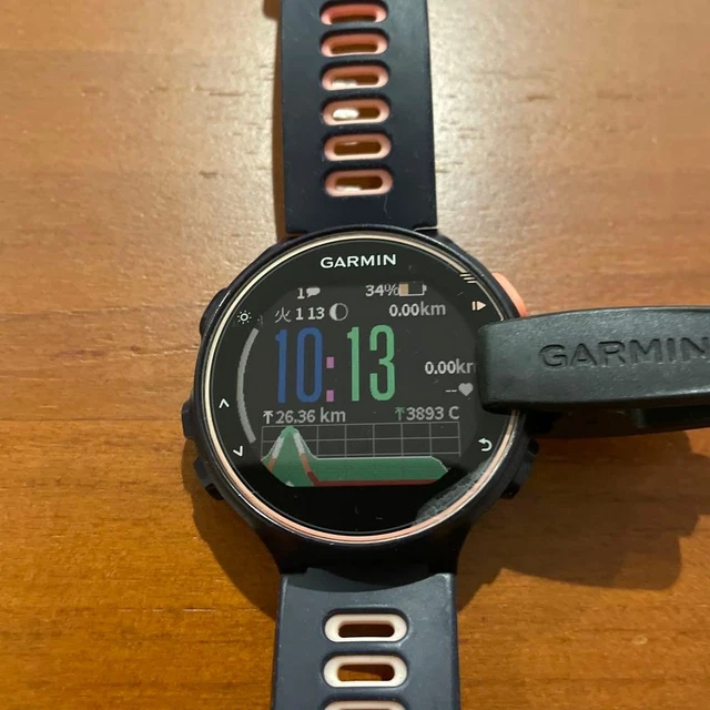 GARMIN FORERUNNER 735XT Smartwatch GPS Running Heart Rate Used $209.33 ...
