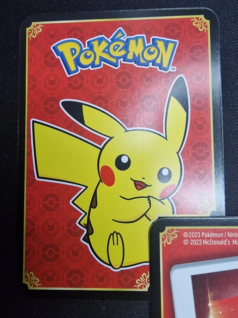 POKEMON - PIKACHU McDonald’s Match Battle 2023 - QR Code Card Red EUR 2 ...