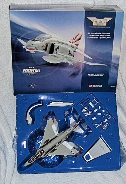CORGI: AVIATION ARCHIVE: McDonnell F-4N Phantom II, US Navy, 1975 £35. ...