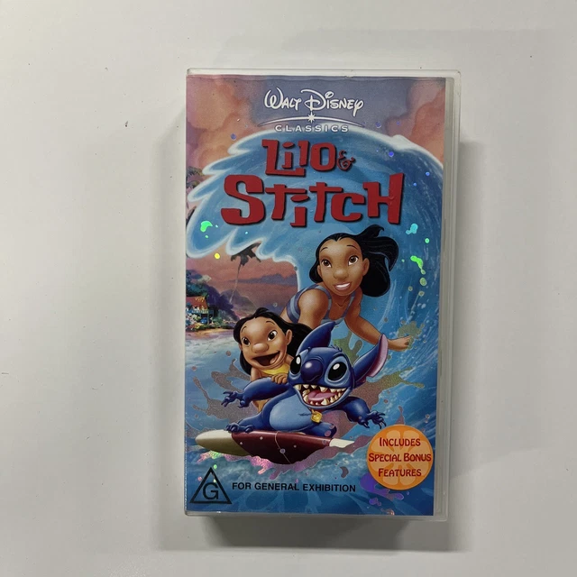 LILO & STITCH, Walt Disney VHS Tape, Vintage Video, Movie G, 2002 £2.41 ...