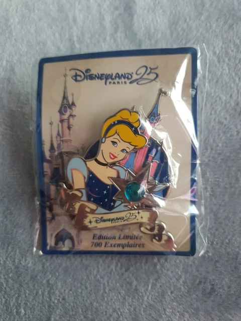 DISNEYLAND PARIS 25TH Anniversary Cinderella Château EL 700 Pins £31.33 ...