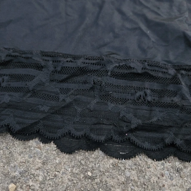 SPANX RED HOT Label Lace Cupped Full Slip Dress Black Adjustable ...