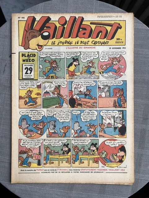 VAILLANT LE JOURNAL Le Plus Captivant N°446 1953 Pif Le Chien Good ...