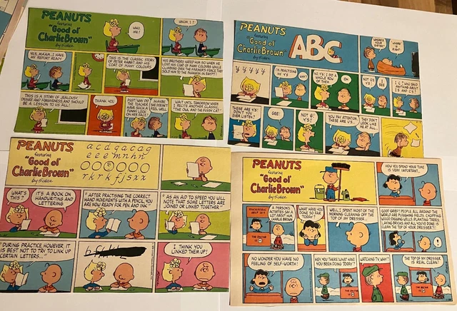 VINTAGE SNOOPY PEANUTS Charlie Brown Newspaper Comic Strip Charles ...