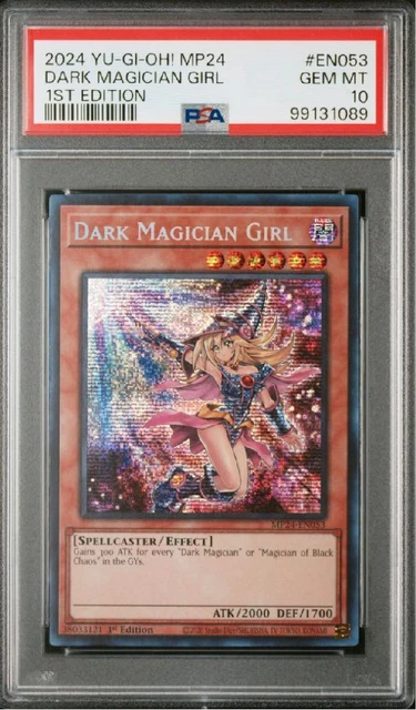 PSA10 YU-GI-OH DARK Magician Girl MP24-EN053 Secret 1ère édition Anglais EUR 288,82 - PicClick FR