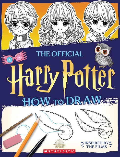 OFFICIEL HARRY POTTER How To Draw Par Gouache, Isa, Neuf Livre ,Gratuit ...