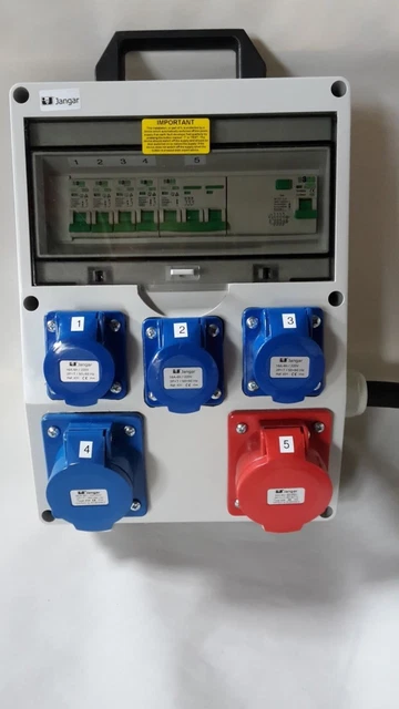 32A-63A DISTRIBUTION BOARD,POWER box,Hook Up,stage,event distro,3 phase ...