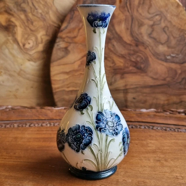 RARE 1903 WILLIAM Moorecroft Vase - Macintyre Florian Ware - Hand ...