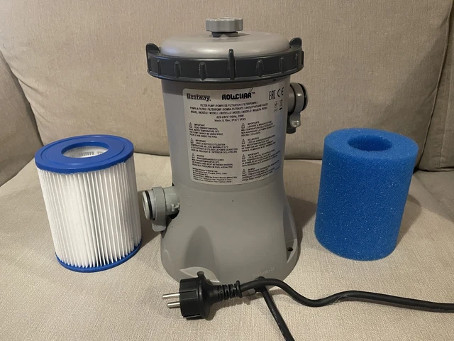 BESTWAY FLOWCLEAR 530GAL Filter Pump Above Ground Swimming Pools 58383 ...
