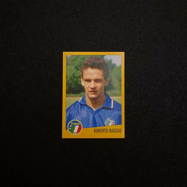 ROBERTO BAGGIO-ITALIA-STICKER-FIGURINA-AZZURRI CON Ip-Merlin-N.44-New ...