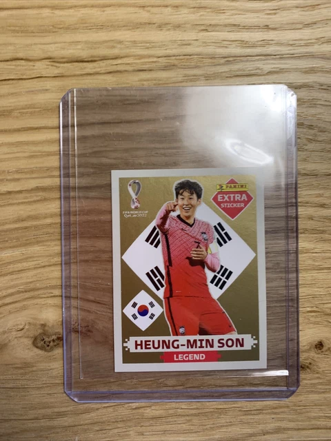 PANINI WM QATAR 2022 Extra Sticker Heung Min Son Gold EUR 70,00 ...