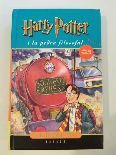 *RARE HARRY POTTER Philosophers Stone Spanish Valencian 1st Edition JK ...