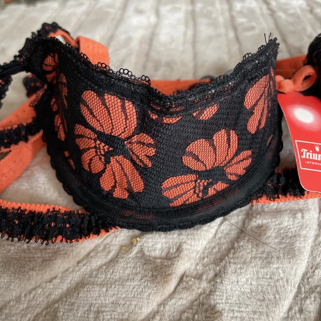 TRIUMPH VINTAGE OPEN Bra Peekaboo Bra 34B Brand New !Buy 1 Get 1 Free ...