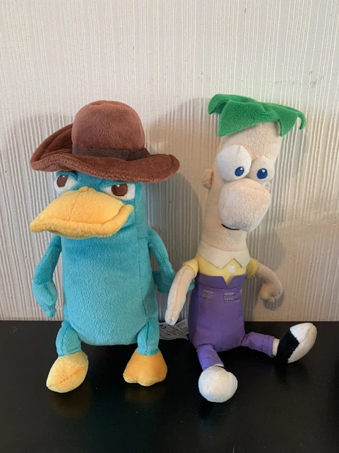 DISNEY PHINEAS AND Ferb Plush Bundle Ferb And Perry The Platypus £21.00 ...