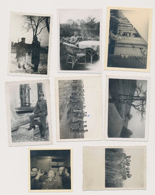 FOTO KONVOLUT WEHRMACHT Soldaten 16 Stück 2.WK gemischt (8657x) EUR 7 ...