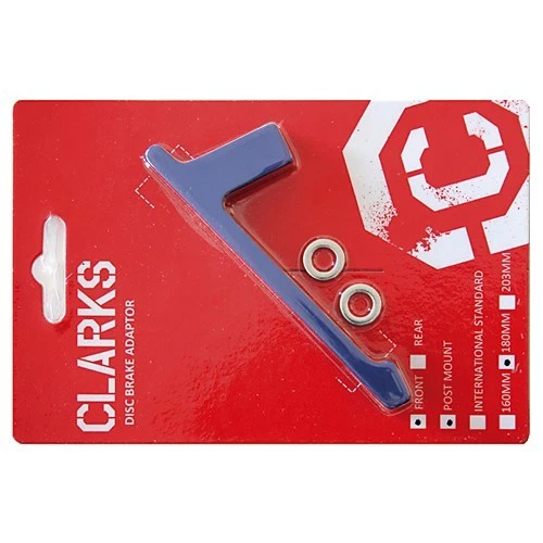 CLARKS DISK-ADAPTER / Bremsscheibenadapter blau Vorderrad für 180 mm PM ...