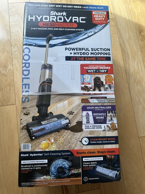 SHARK HYDROVAC MESSMASTER 3-in-1 Vacuum Cordless WD261 (OB) $147.99 ...