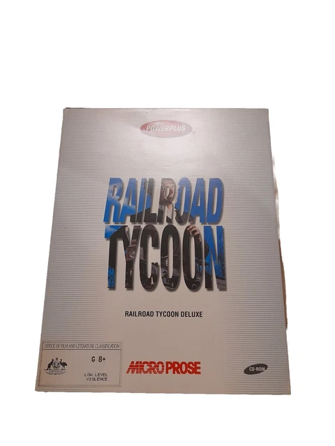 RAILROAD TYCOON BIG Box PC Game CD-ROM EUR 49,40 - PicClick FR